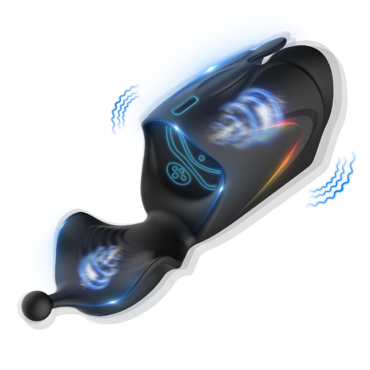 Dual Vibration -Adjustable transform Silicone Masturbator – Secwell